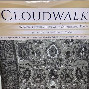 Cloudwalk | Other | Cloudwalk Orthopedic Foam Woven Accent Rug Mat ...